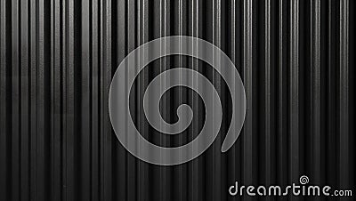 Matte Black Corrugated Rubber Texture With Deep Vertical Ridges Royalty ...