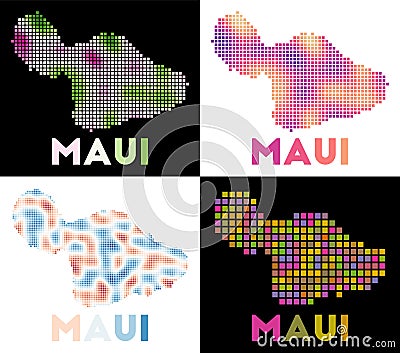 Maui Map. Vector Illustration | CartoonDealer.com #197291392
