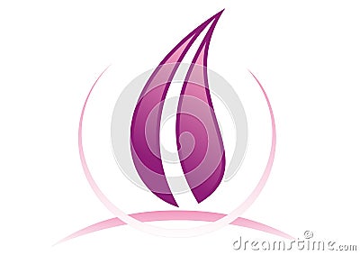 Mauve Logo Vector Illustration | CartoonDealer.com #14211592