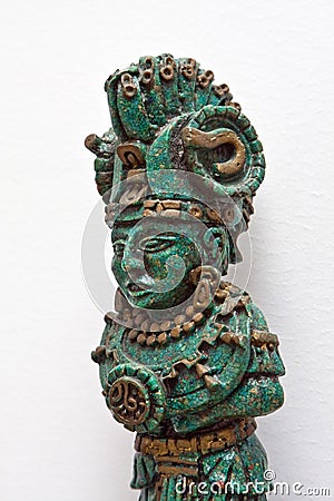 Maya Warrior Figure Royalty Free Stock Images - Image: 4573869