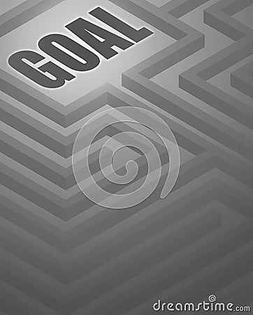 Maze Goal Background Stock Illustration | CartoonDealer.com #10821550