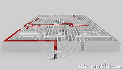 The maze stock image. Image of solve, path, direction - 25643779
