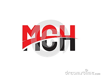 MCH Letter Initial Logo Design Vector Illustration | CartoonDealer.com ...