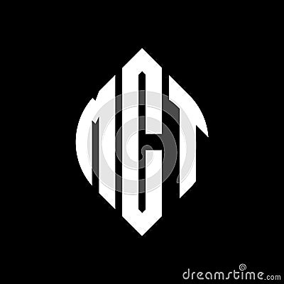 MCT Circle Letter Logo Design With Circle And Ellipse Shape. MCT ...