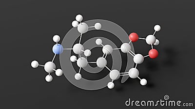 Mdma Molecule, Molecular Structure, Ecstasy, Ball And Stick 3d Model ...
