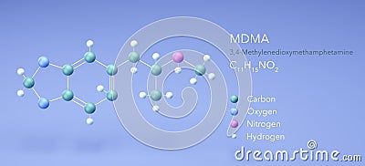 Mdma Molecule, Molecular Structures, Ecstasy, 3d Model, Structural ...