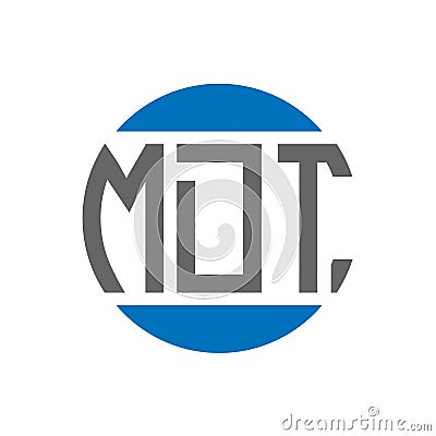 MDT Letter Logo Design On White Background. MDT Creative Initials ...