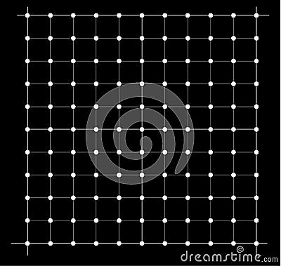 Measured Grid. Graph Plotting Grid. Corner Ruler With Measurement ...