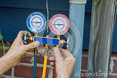 Measurement Device For Manometers That Shows High Low Refrigerant ...