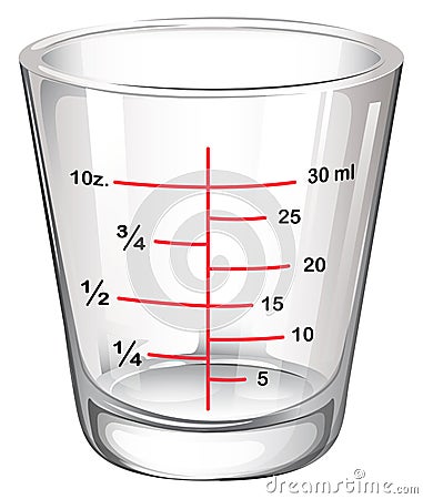 A Measuring Glass Royalty Free Stock Image - Image: 38275986