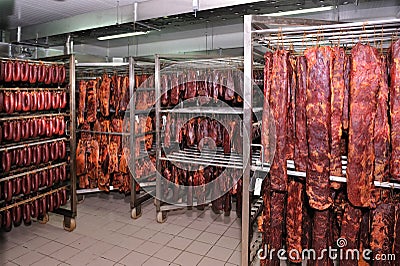 Meat Factory Royalty Free Stock Image - Image: 21335286