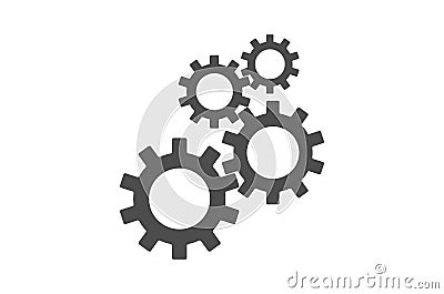 Mechanical, Gearbox, Cogwheels Cartoon Vector | CartoonDealer.com ...