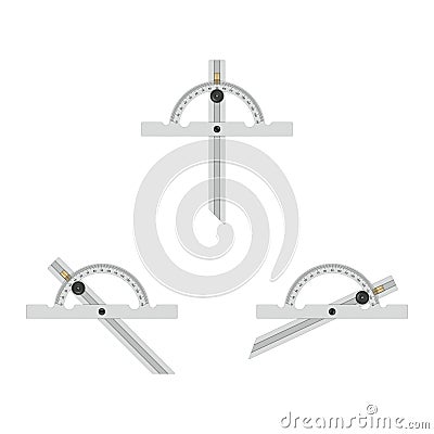 Mechanical Goniometer-protractor. Vector Illustration | CartoonDealer ...