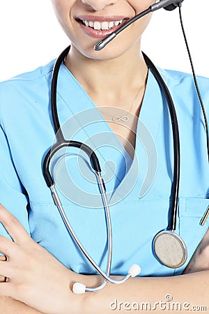 Medical Call Center Royalty Free Stock Photography - Image: 38279697