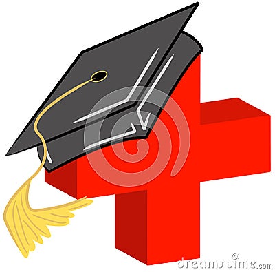 Medical Field Graduate Vector Illustration | CartoonDealer.com #4420742