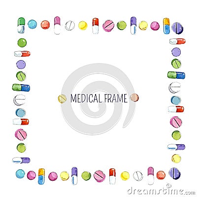 Medical Frame. Stock Vector - Image: 59823249