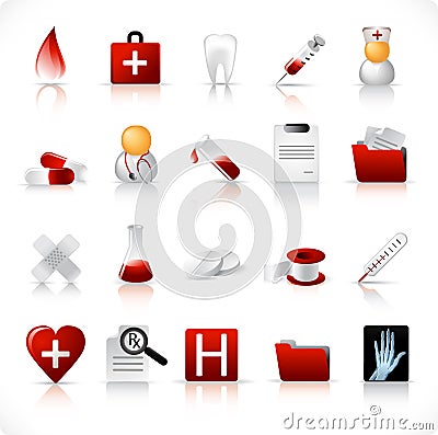 Medical Icons / Set 1 Royalty Free Stock Photography - Image: 10634327