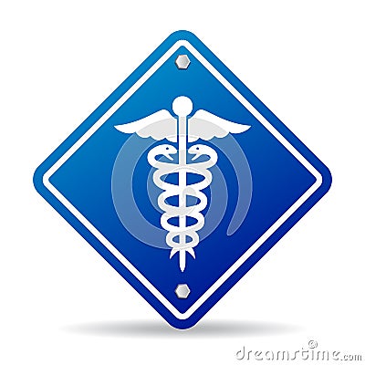 Medical Snake Sign Vector Illustration | CartoonDealer.com #54573850