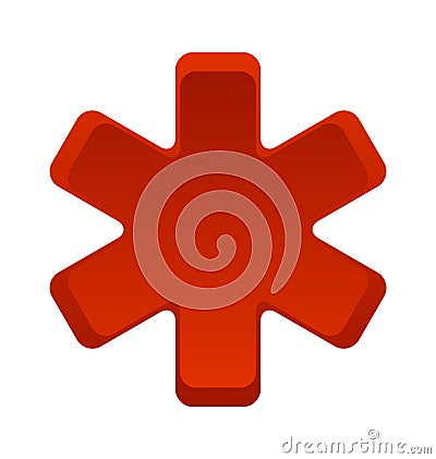 Medical Symbol Red Stock Photo - Image: 17353980