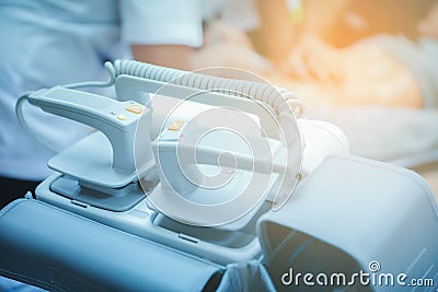 The Medical Team Is Practicing Saving Lives With Models And Using ...