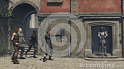 Medieval Fantasy Street Gang Stock Photo - Image: 20872200