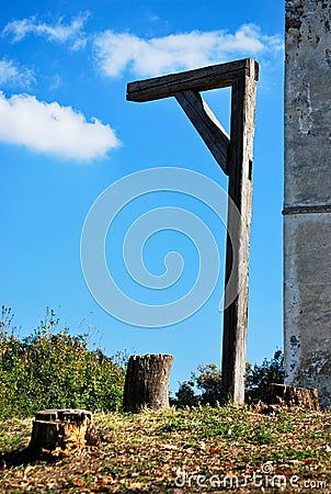 Medieval Gallows Royalty Free Stock Photos - Image: 14406928