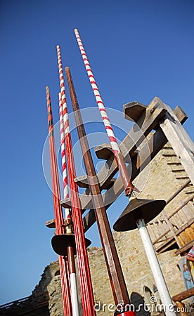 Medieval Jousting Poles Stock Photo | CartoonDealer.com #2970690