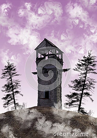 Medieval Sentinel Tower. Stock Image | CartoonDealer.com #167950921