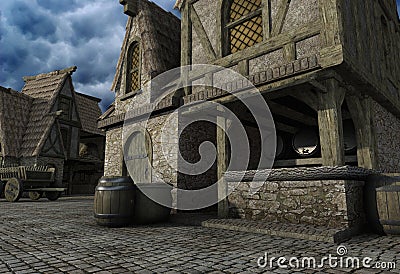 Medieval Shop Stock Photos - Image: 6082303