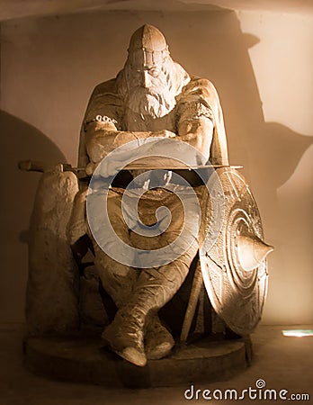 A Medieval Statue Within Kronborg Castle Stock Photography ...