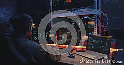 Soldiers Launching Rocket on Computer Stock Video - Video of attack ...