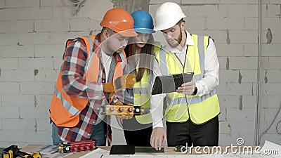 Young Architects and Technician Discussing Stock Video - Video of ...