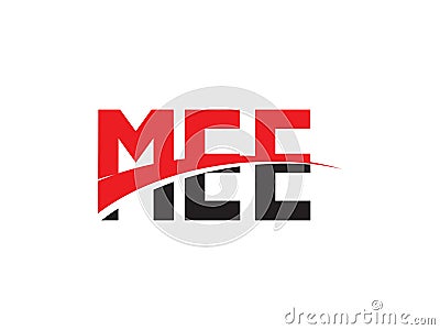 MEE Letter Initial Logo Design Vector Illustration | CartoonDealer.com ...
