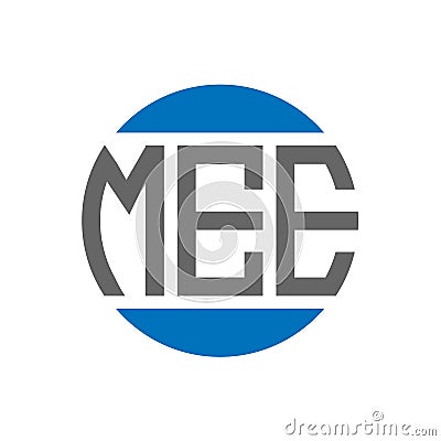 MEE Letter Logo Design On White Background. MEE Creative Initials ...