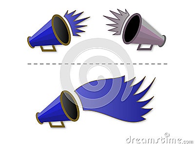 Megaphone Shout-out Royalty Free Stock Images - Image: 16647669