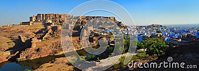 Mehrangarh fort back view - Stock Image - Everypixel