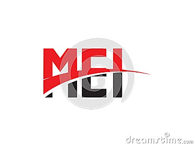 MEI Letter Initial Logo Design Vector Illustration | CartoonDealer.com ...