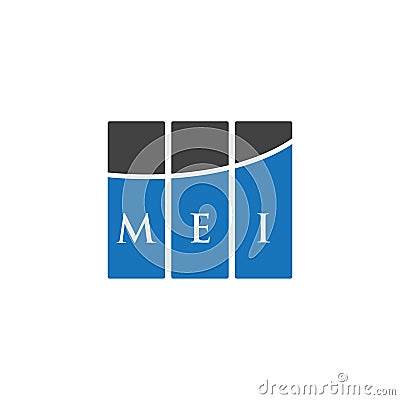 MEI Letter Logo Design On WHITE Background. MEI Creative Initials ...