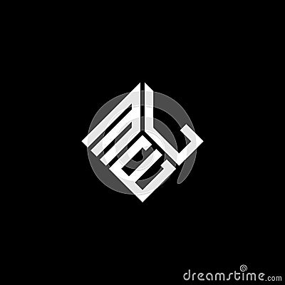 MEL Letter Logo Design On Black Background. MEL Creative Initials ...