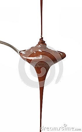 Melted Chocolate Flowing Stock Photo - Image: 7255230