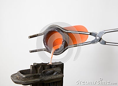Melting Metal Stock Image - Image: 5841751