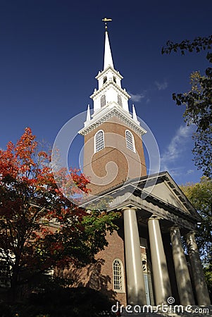Memorial Church, Harvard University Royalty Free Stock Photography ...