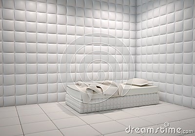 Mental Hospital Padded Room Royalty Free Stock Image - Image: 19565466