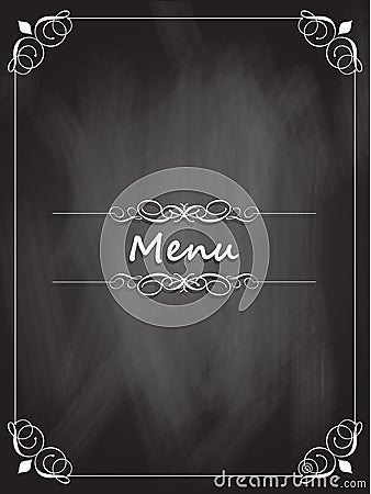 Chalkboard Menu Design Stock Photography - Image: 29985072