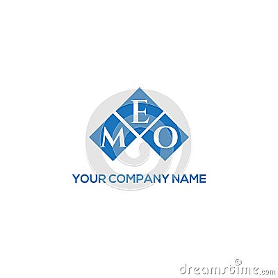 MEO Letter Logo Design On BLACK Background. MEO Creative Initials ...