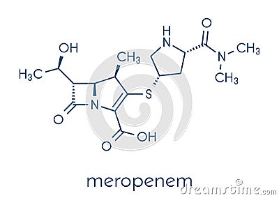 Meropenem Broad-spectrum Antibiotic Carbapenem Class, Chemical ...