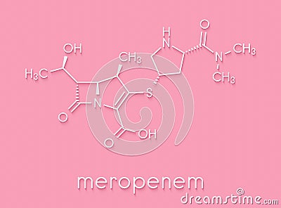 Meropenem Broad-spectrum Antibiotic Carbapenem Class, Chemical ...