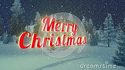 Merry Christmas Animation Loop-able Stock Video - Video of holiday ...