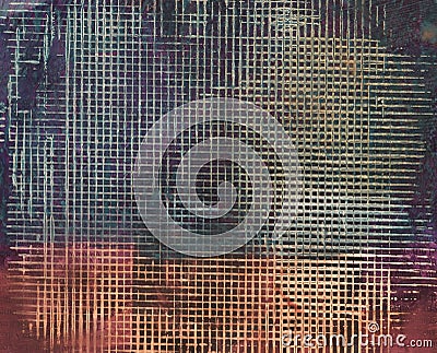 Mesh Pattern On Layered Acrylic Paint Royalty Free Stock Photo - Image ...