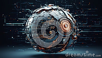 A Mesmerizing, Futuristic Depiction Of A Technologically Advanced Earth ...